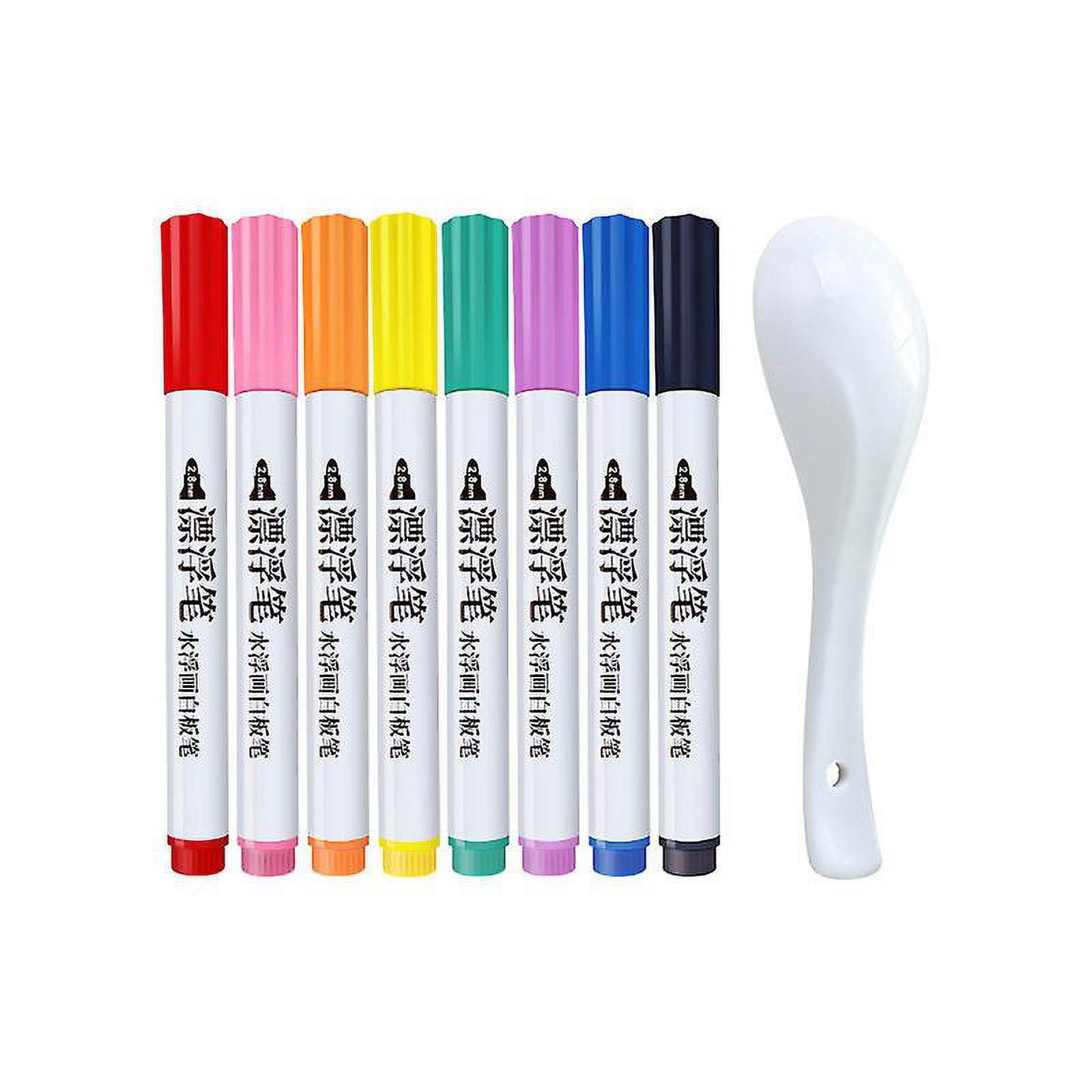 4/8/12 Color Floating Magic Pen Water-based Erasable Whiteboard Pen ...