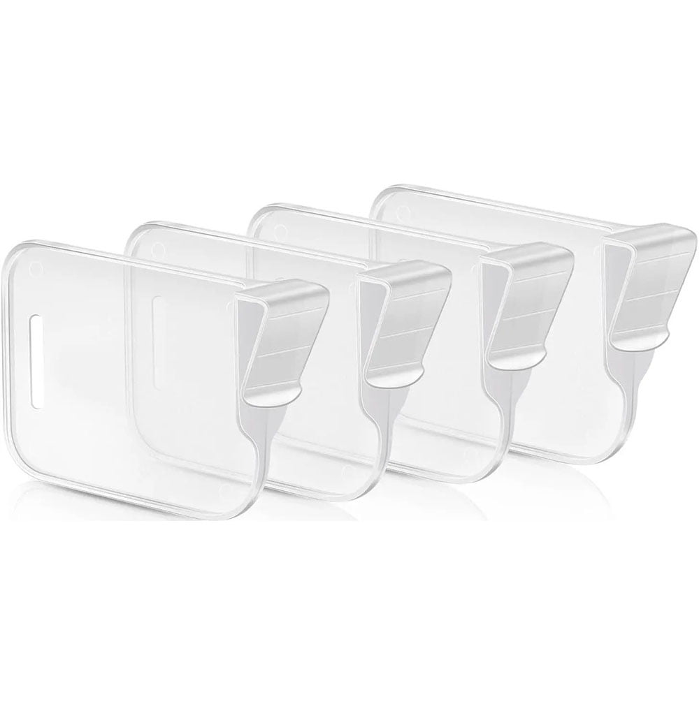 4/8/12 Pc Adjustable Refrigerator Storage Divider Snap-on Fridge Door ...