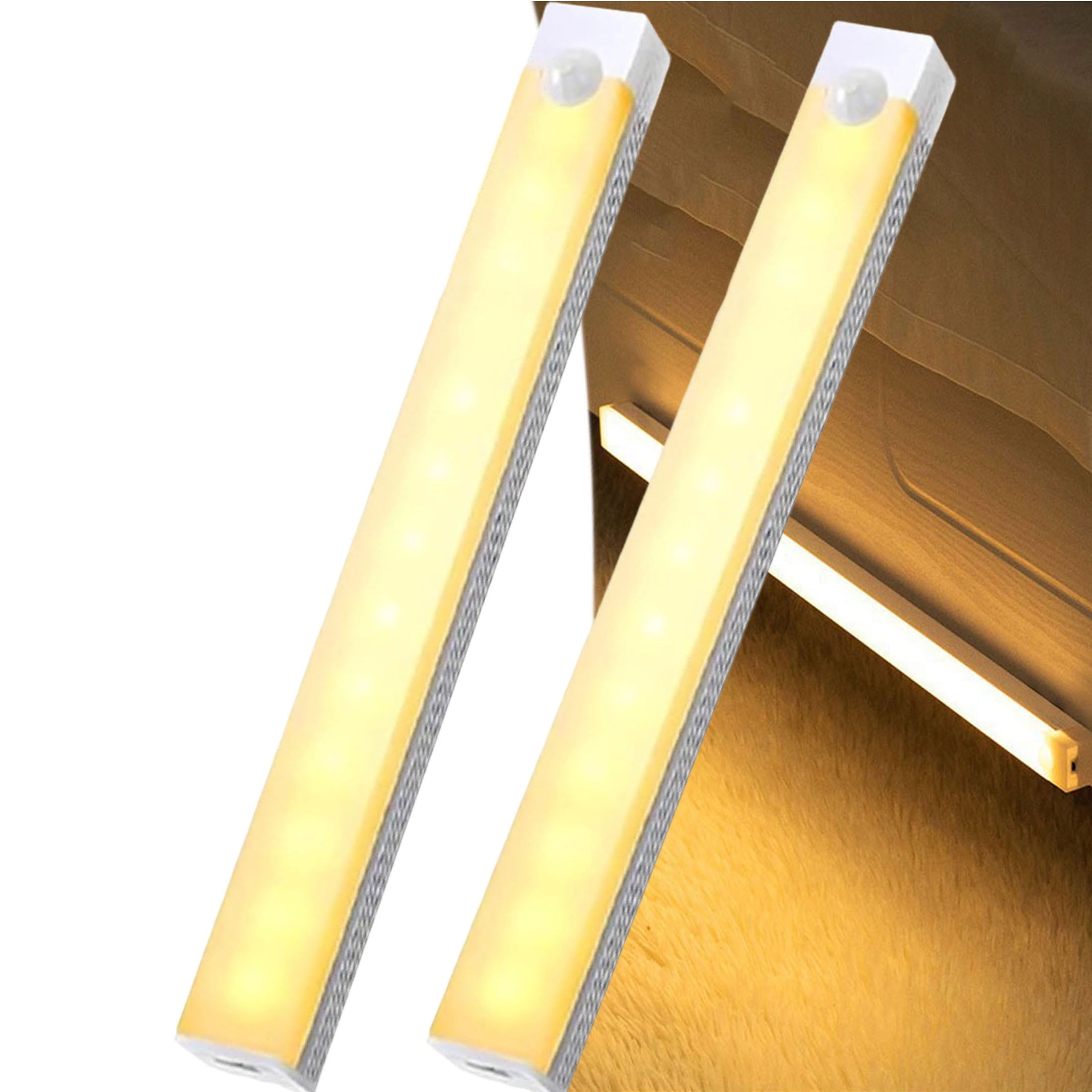 4"/8"/12" Smart Sensor Magnetic Rechargeable LED Lights - 3-Size Under ...