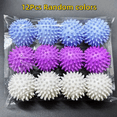 4/8/12Pcs PVC Laundry Balls Reusable Washing Machine Clothes Softener ...