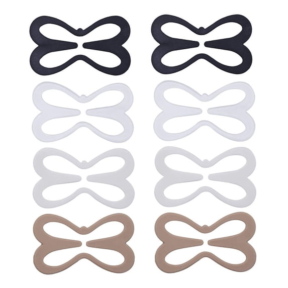 4/8/12pcs Bra Strap Converter Clip, Butterfly Bra Strap Holder Bra ...