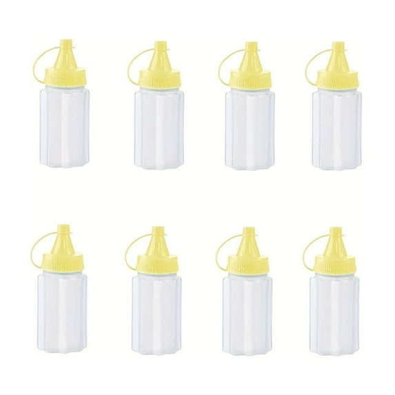 4/8/12pcs Mini Condiment Bottles, Squeeze Spice Containers with Lids ...