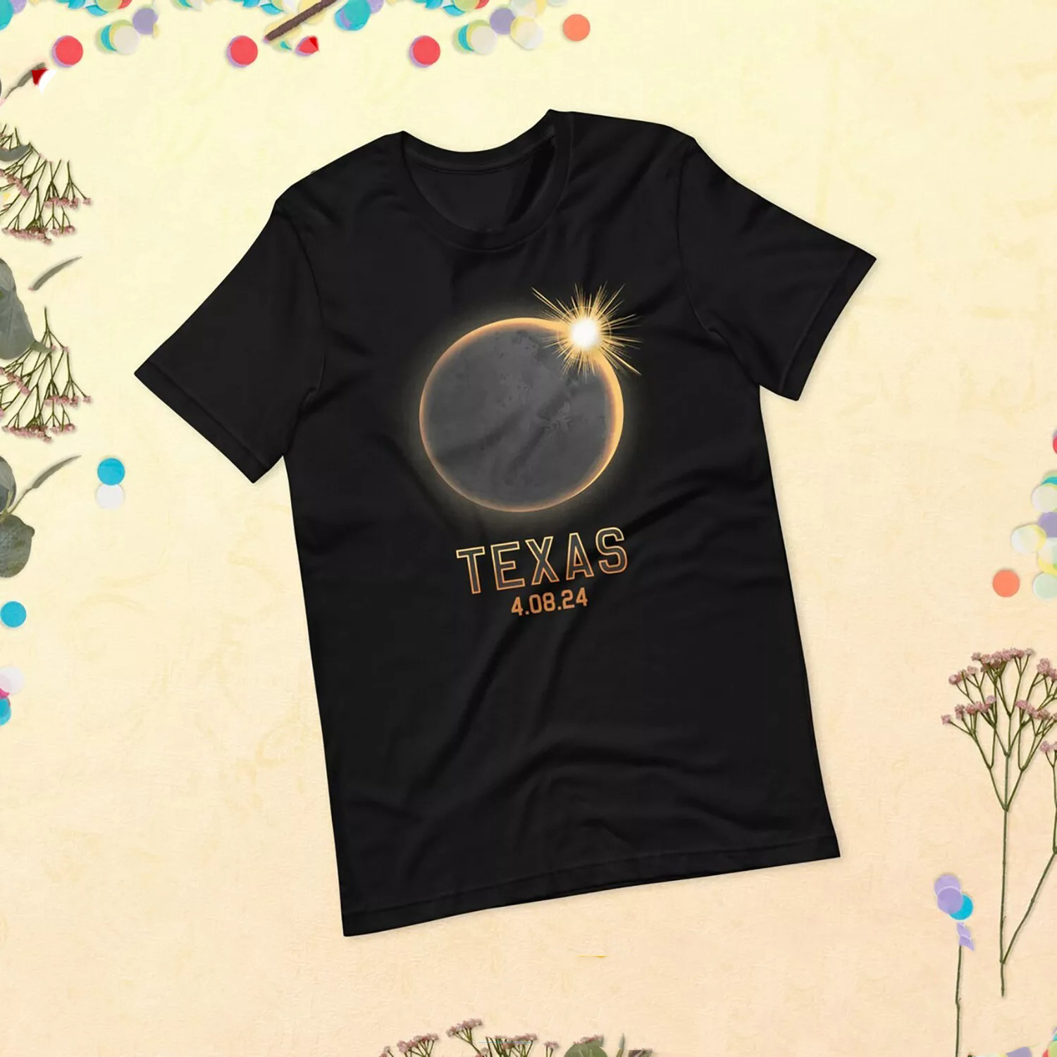 4.8.2024 Great American Eclipse States, Custom State, Total Solar ...