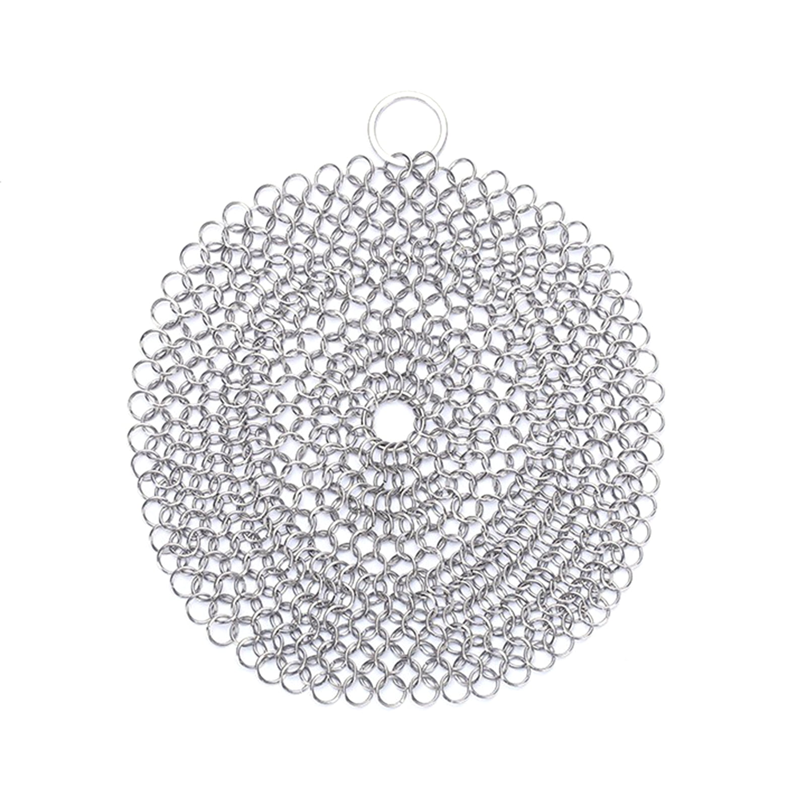 4-8" Casts Iron Cleaning Tool Kitchen Pots Cleaner Scrubber Stainless ...