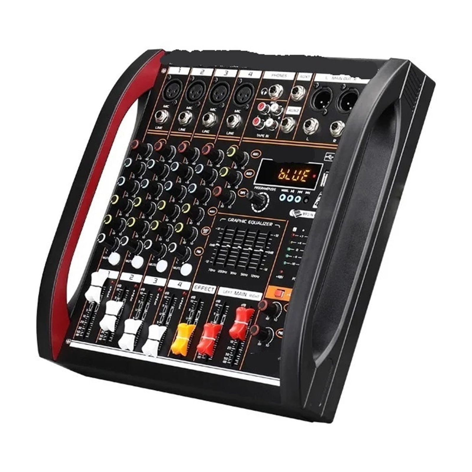 4 / 8-Channel DSP Reverberation Effect Professional Bluetooth Mixer ...