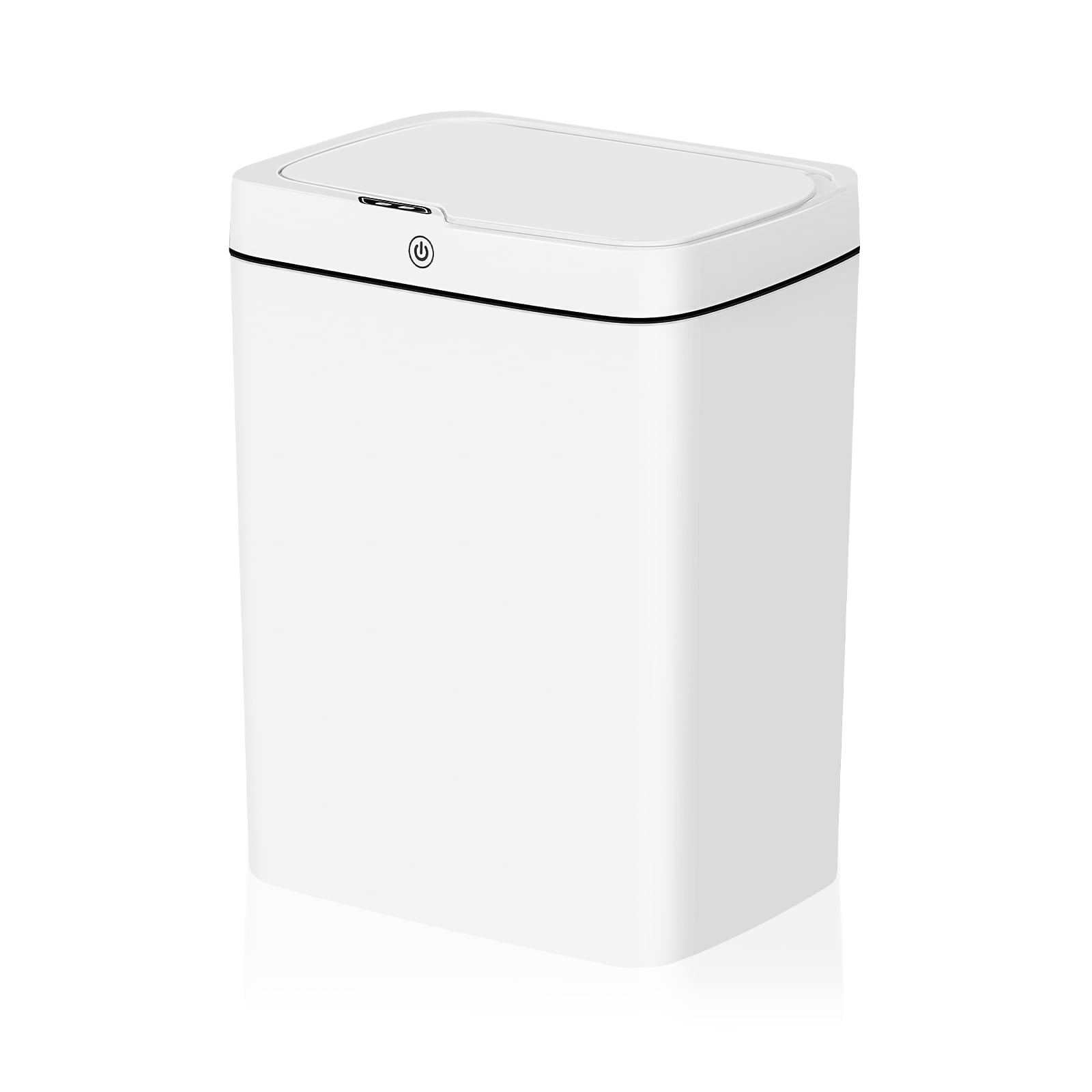 4.8 Gallon Automatic Trash Can with Motion Sensor - Touchless Bathroom ...