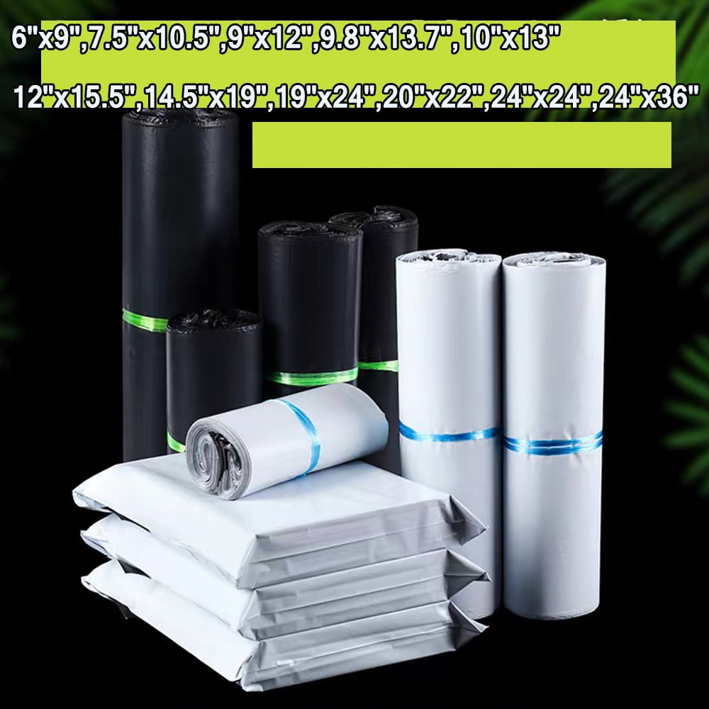 4.8 Mil Poly Mailers Large Poly Mailers Self-Seal Shipping Bags ...