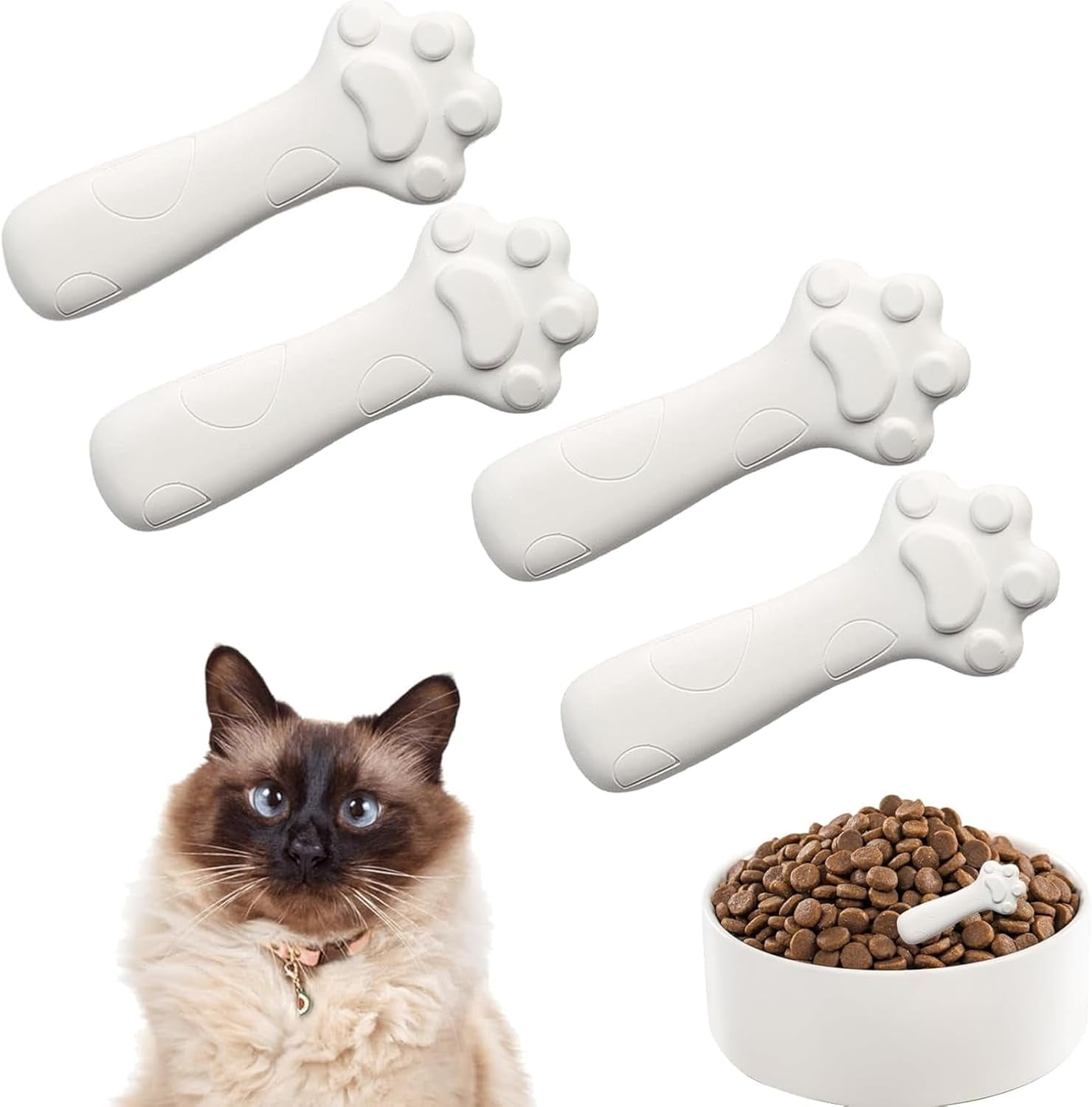 4/8 PCS Cat Paw Drying Strip, Pet Food Drying Blocks for Pet Food (4PCS ...