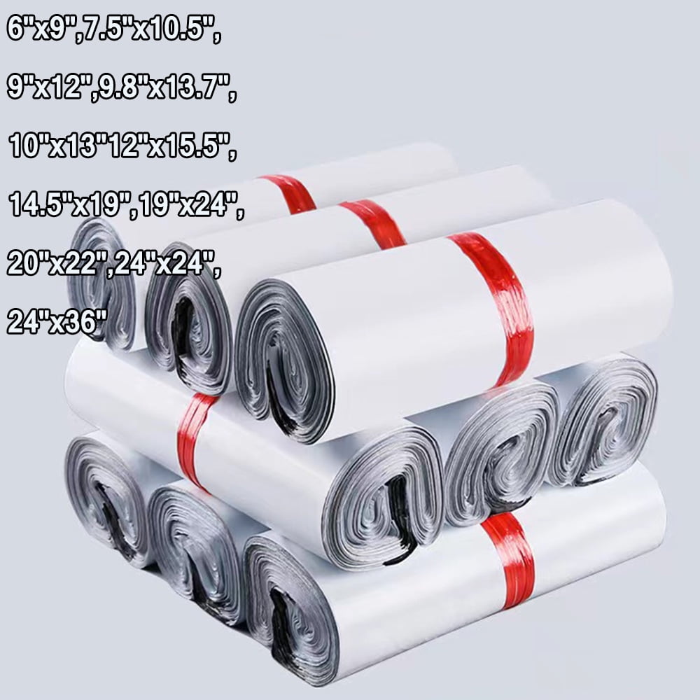 4.8 mil Poly Bags for Packaging, Waterproof Tear-Proof Self Seal Poly ...