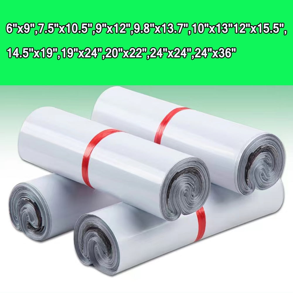 4.8 mil Poly Mailers Strong Adhesive Shipping Bags for Clothing ...