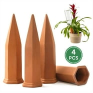 Modern Innovations Terracotta Self Watering Spikes (6 Pack), Indoor ...