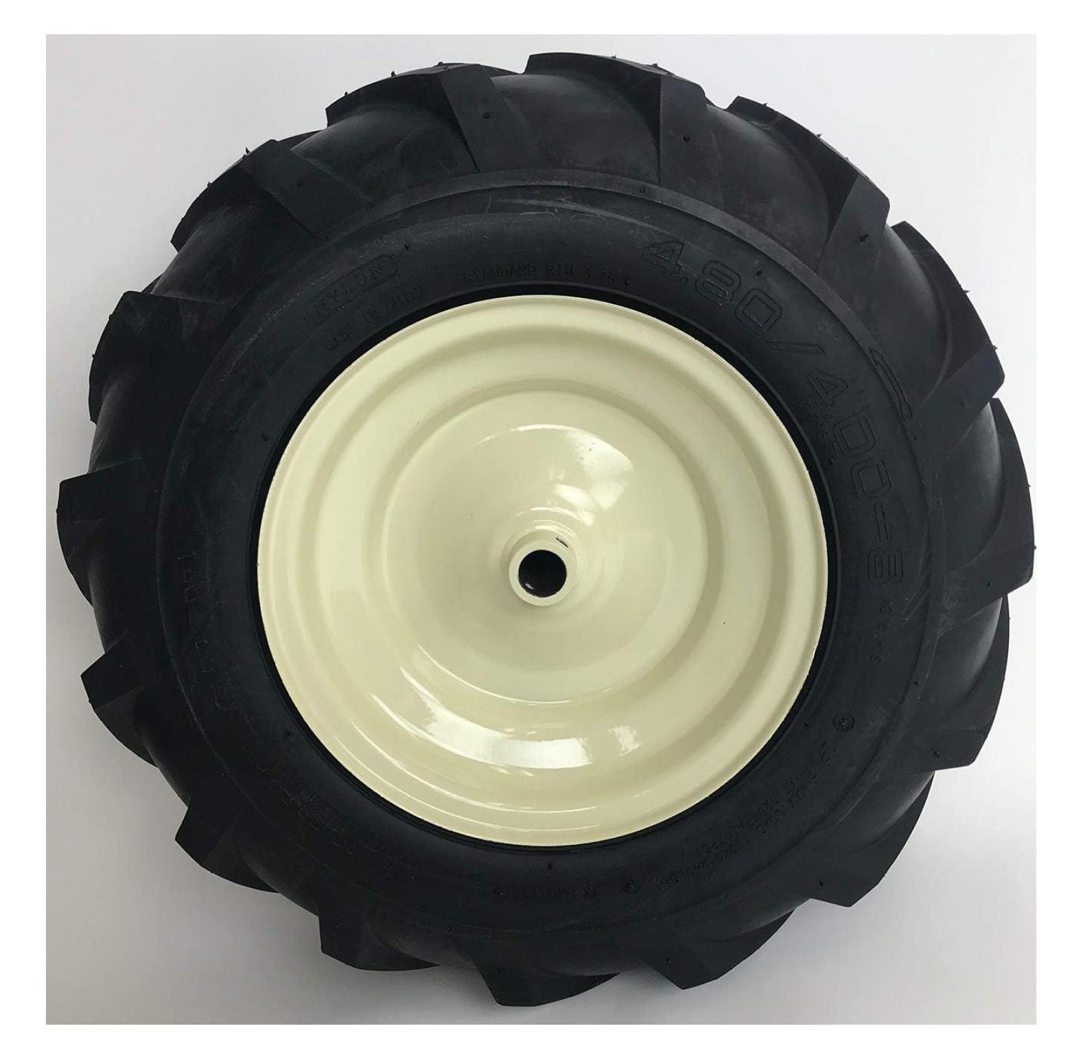 4.80x4-8 Tiller Wheel - 1" Axle - Compatible with Cub Cadet, Troy-Bilt ...