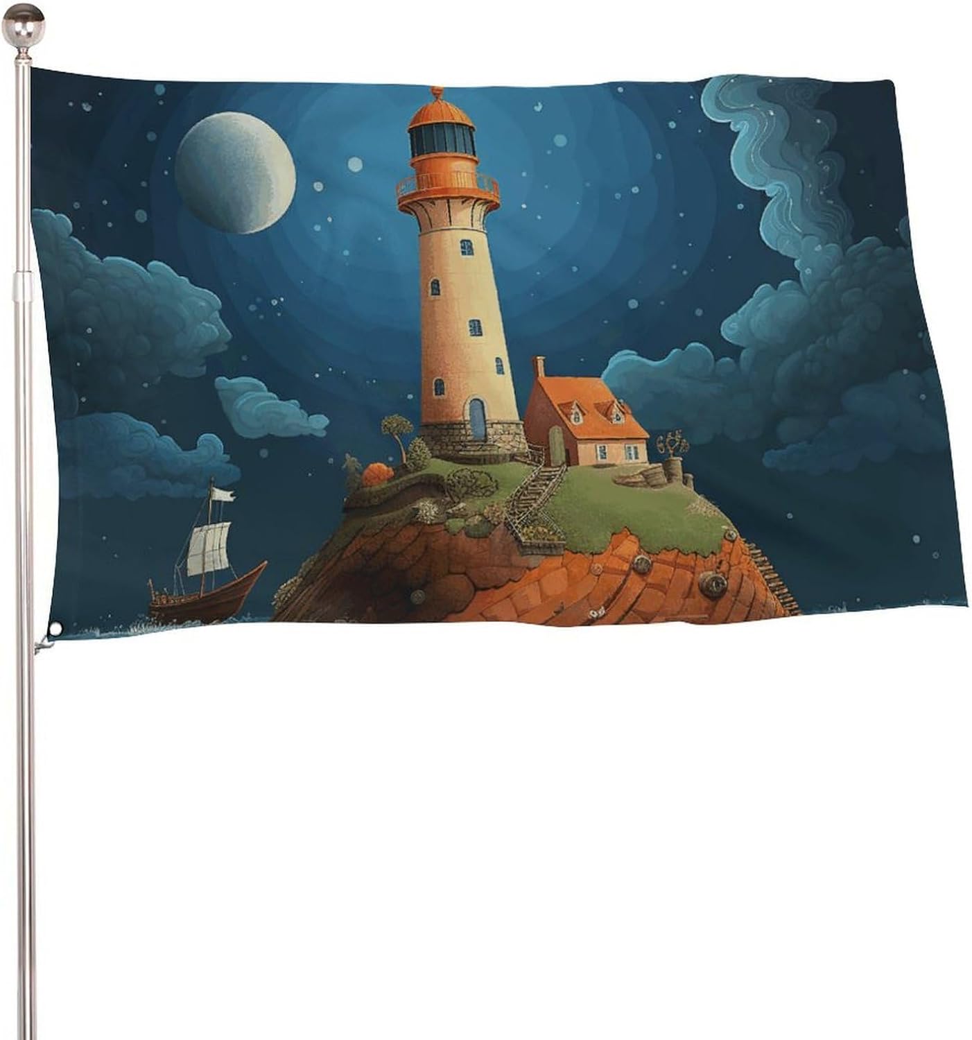 4.85x8 ft Flags Yard Flag Banner Outdoor/Inside Breeze Flag Catoon ...