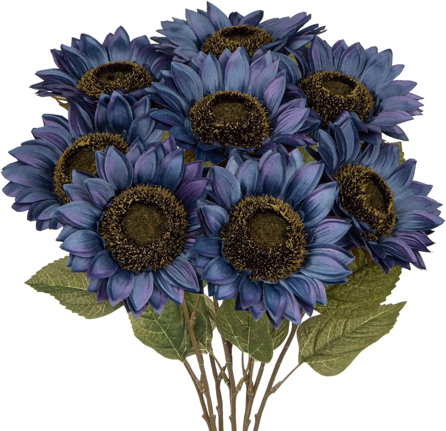 4/8PCS Sunflowers Artificial Flowers Long Stem Tall Fake Sunflower ...