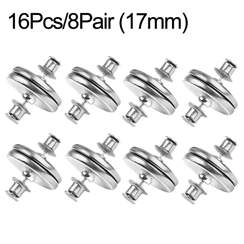 4/8Pairs Curtain Magnetic Button Detachable Curtain Fix Fastener Clip ...