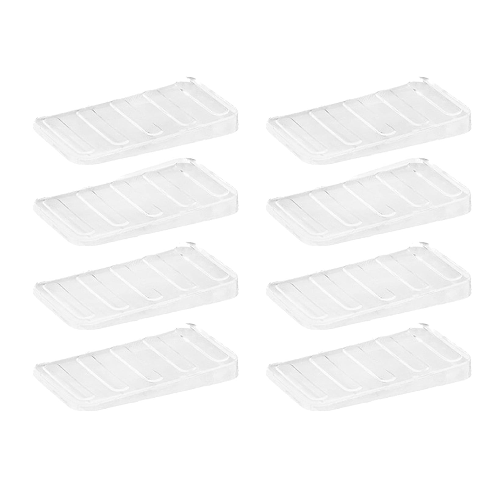 4/8Pcs PU Furniture Leveling Spacers Stabilizer Plastic Clear Table Leg ...