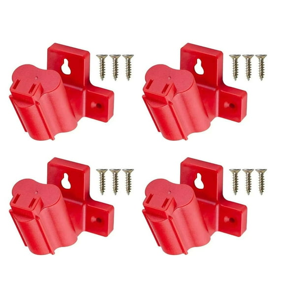 4/8Pcs Wall Mount Angled Tool Organizer Power Tool Holder Storage Rack ...