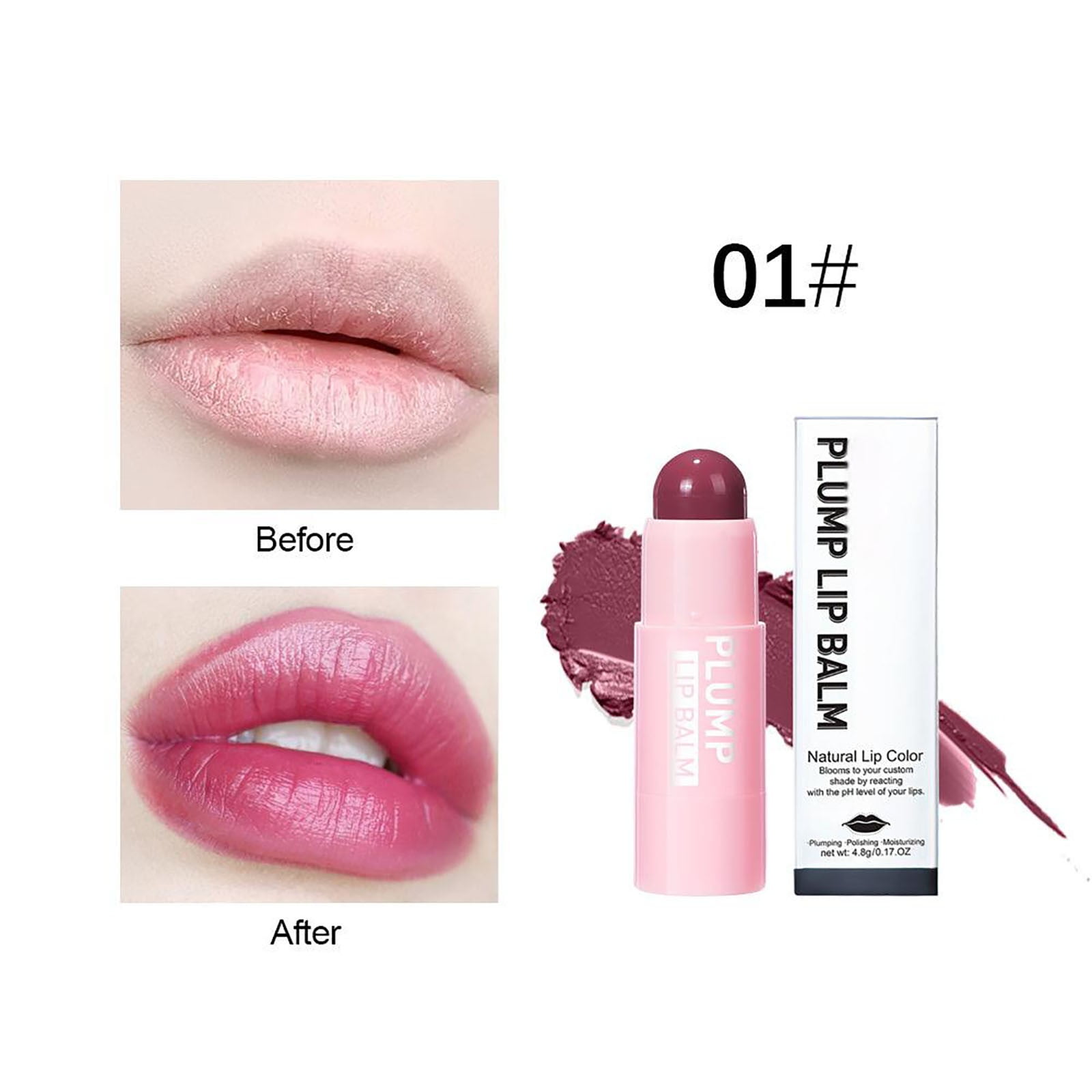 4.8g Lip Plumper With Smooths Lines Butter Gloss Lip Gloss Gel Base Tub ...