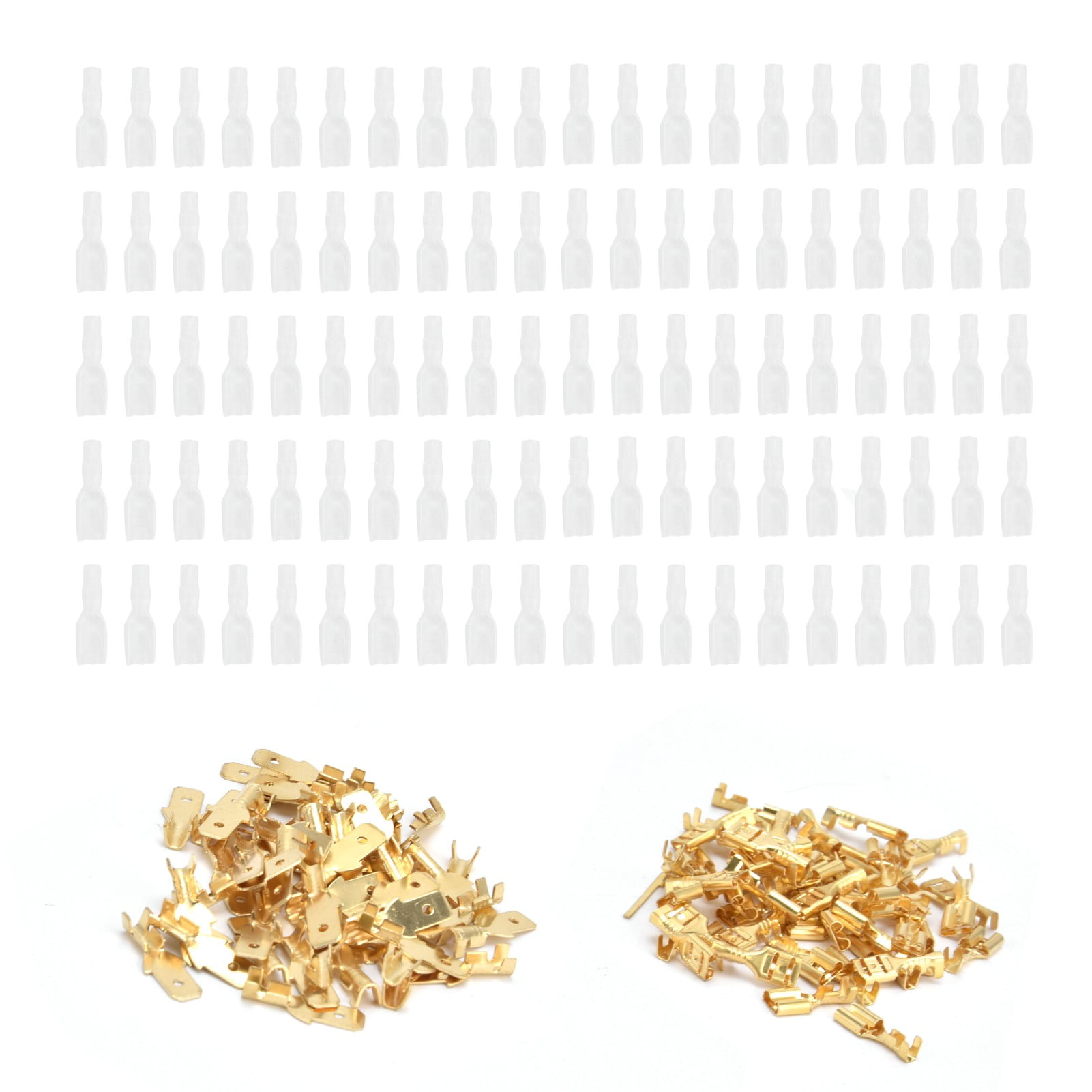 4.8mm Male Female Crimp Terminal Connector With Electrical Insulating ...