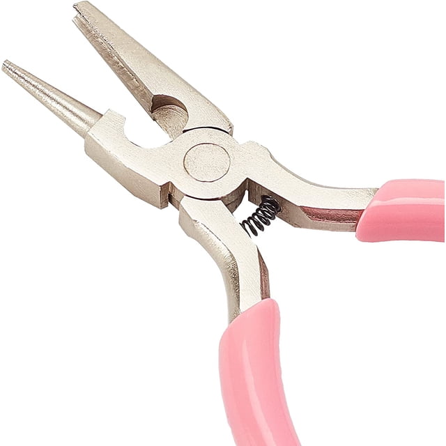 4.9 Inch Concave and Round Pliers Jewelry Pliers Wire Looping Pliers ...
