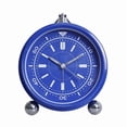 4.9 Inch Retro Metal Alarm Clock Silent Luminous Desk Clock for Bedroom ...