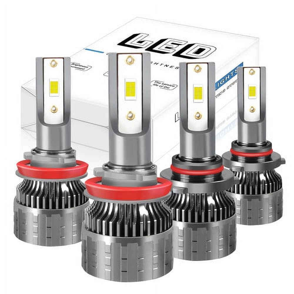 4* 9005 H11 Combo LED Headlight Bulbs KIT for 2006-2018 Honda Pilot ...