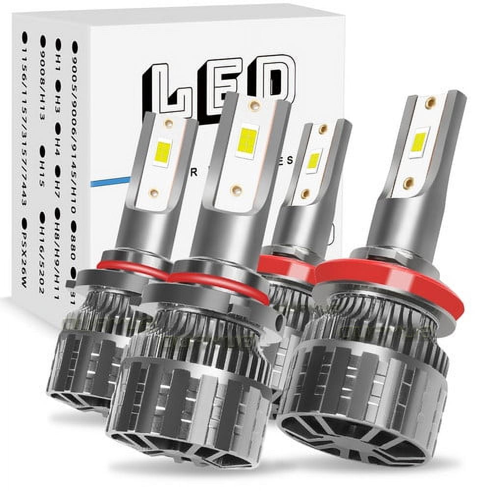 4* 9005 H11 Combo LED Headlight Bulbs KIT for 2009-2012 Chevrolet ...