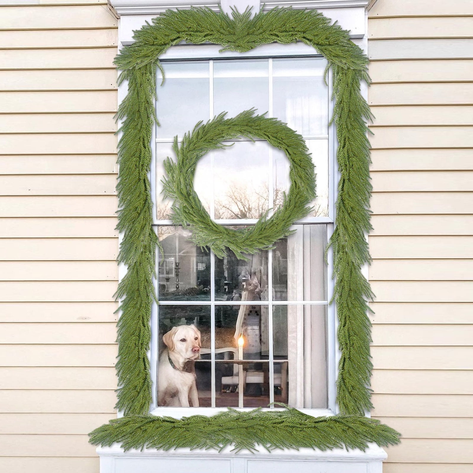 4.92FT Christmas Arch Christmas Tree Arch Christmas Garland Decoration ...