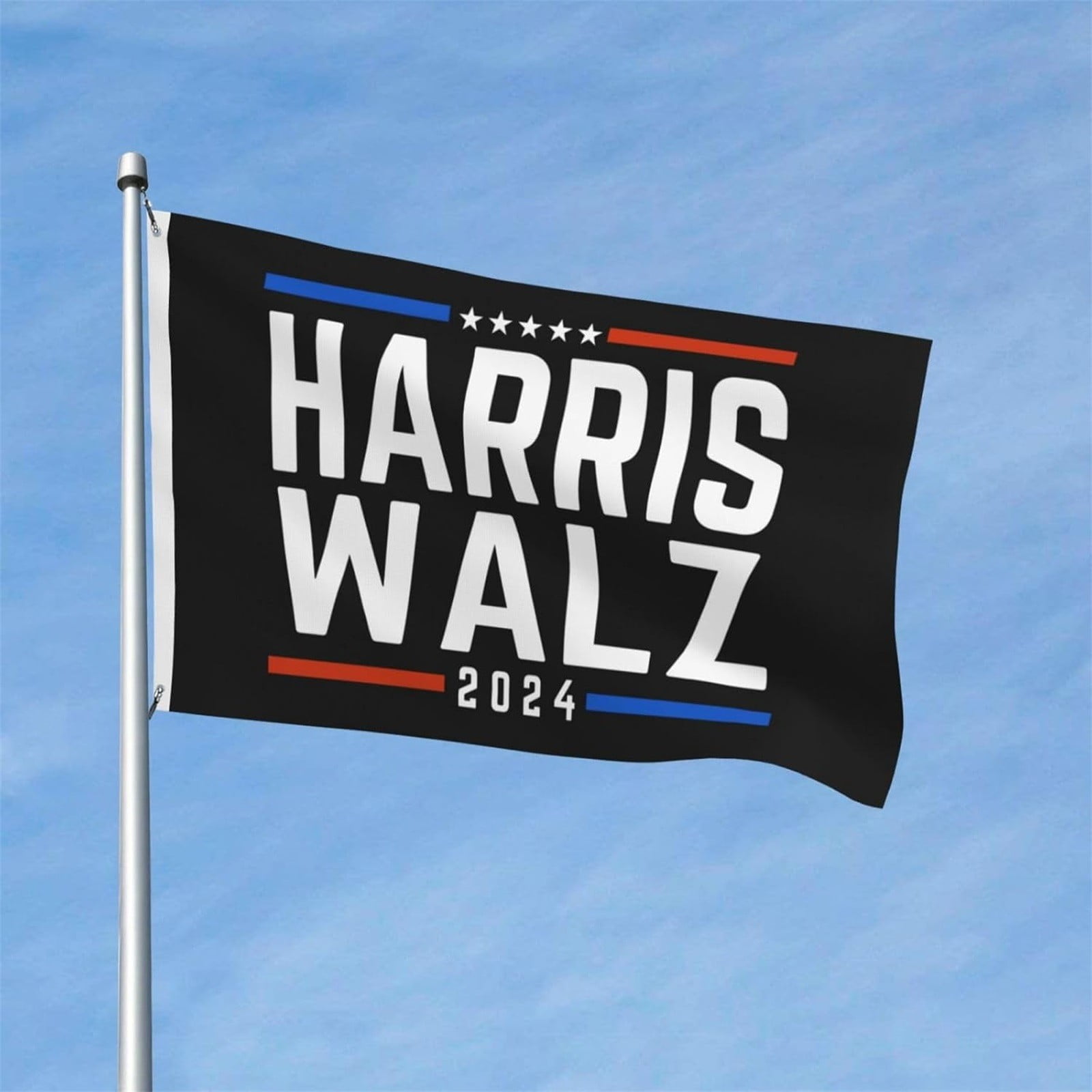 4.92x3 FT Harris Waltz Yard Sign Flag 2024 Outdoor Sided 3 Ply 240D ...