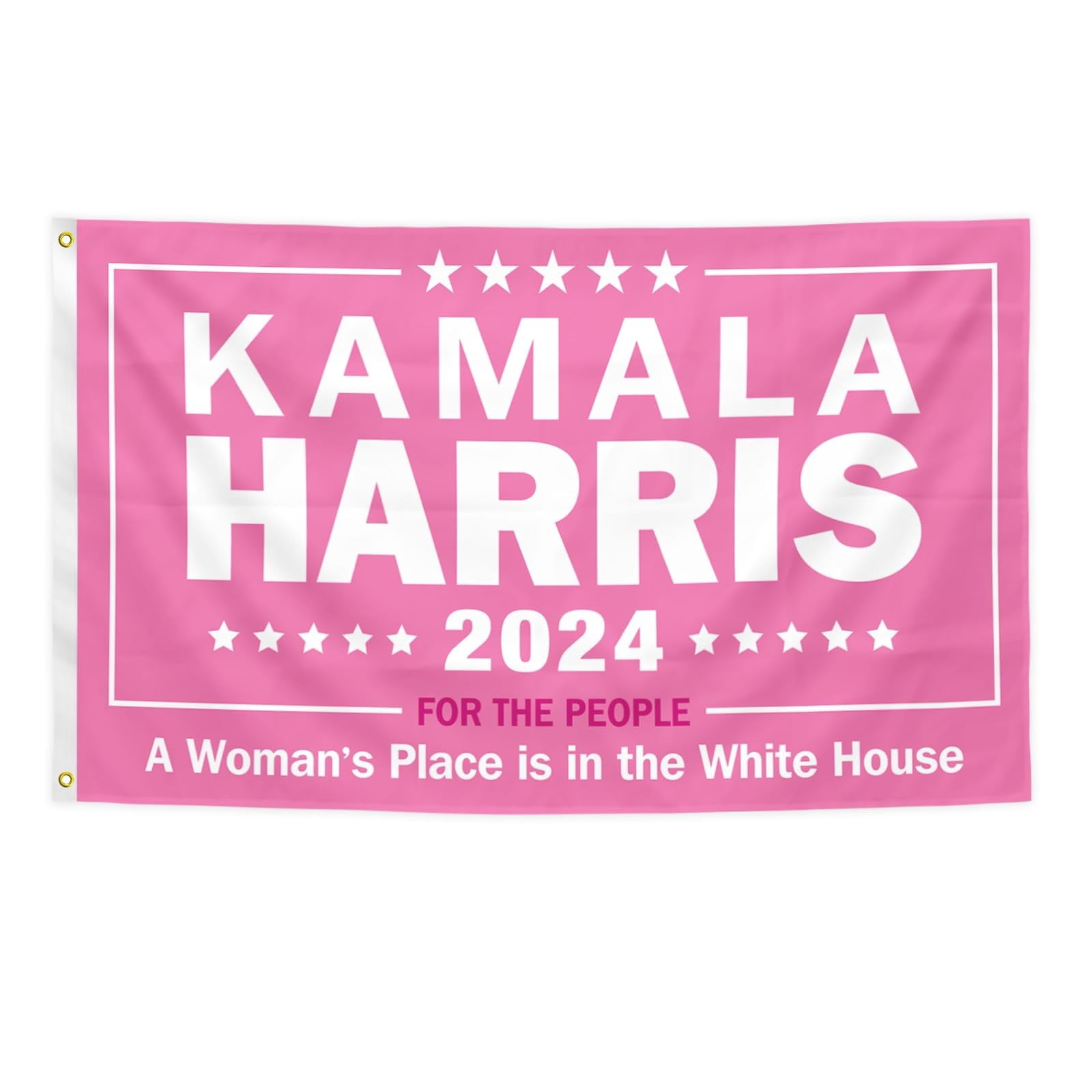 4.92x3 FT Harris Waltz Yard Sign Single Sided 3x5ft Presidential Flag ...