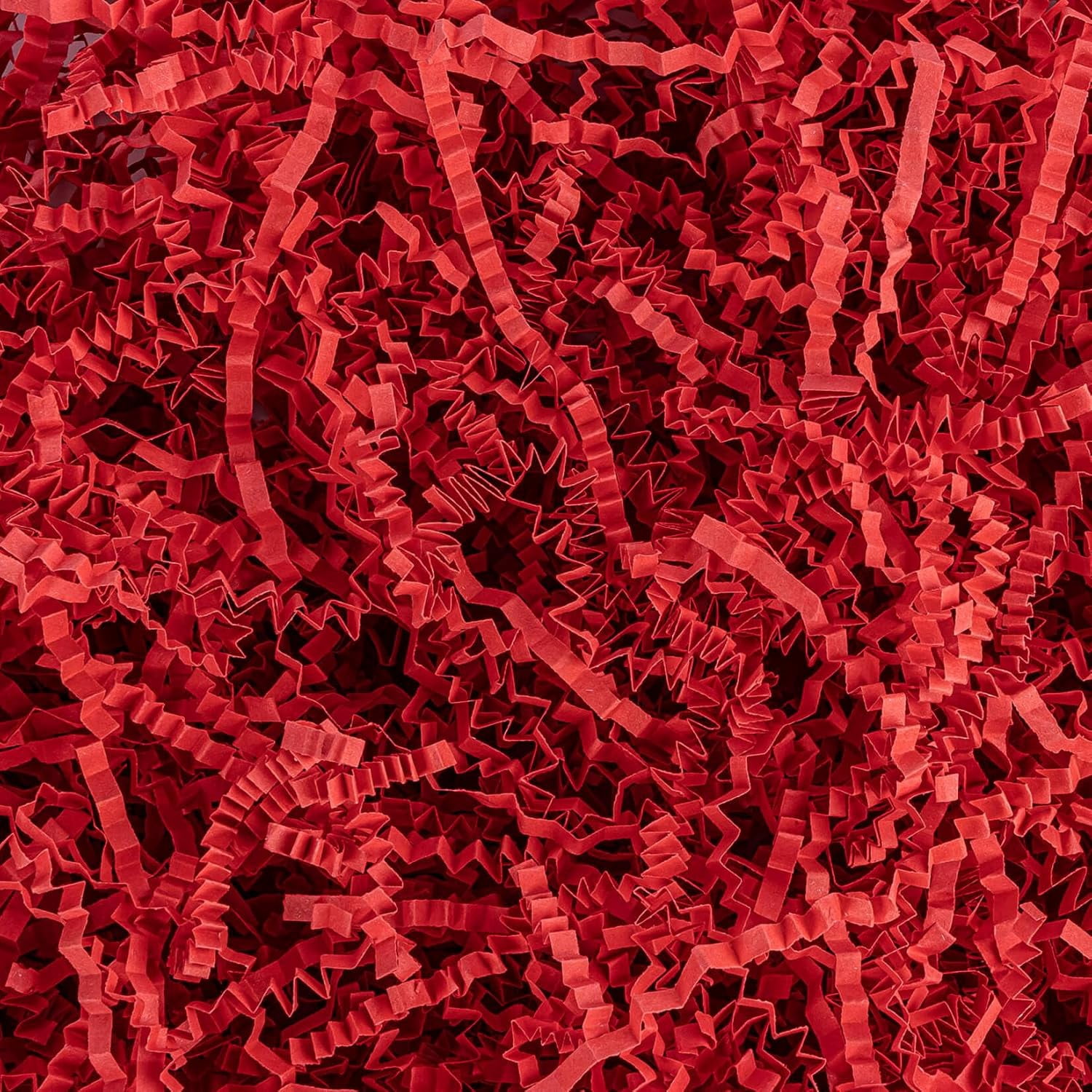 4.9OZ Christmas Red Crinkle Cut Paper - Reusable Paper Shred Filler as ...