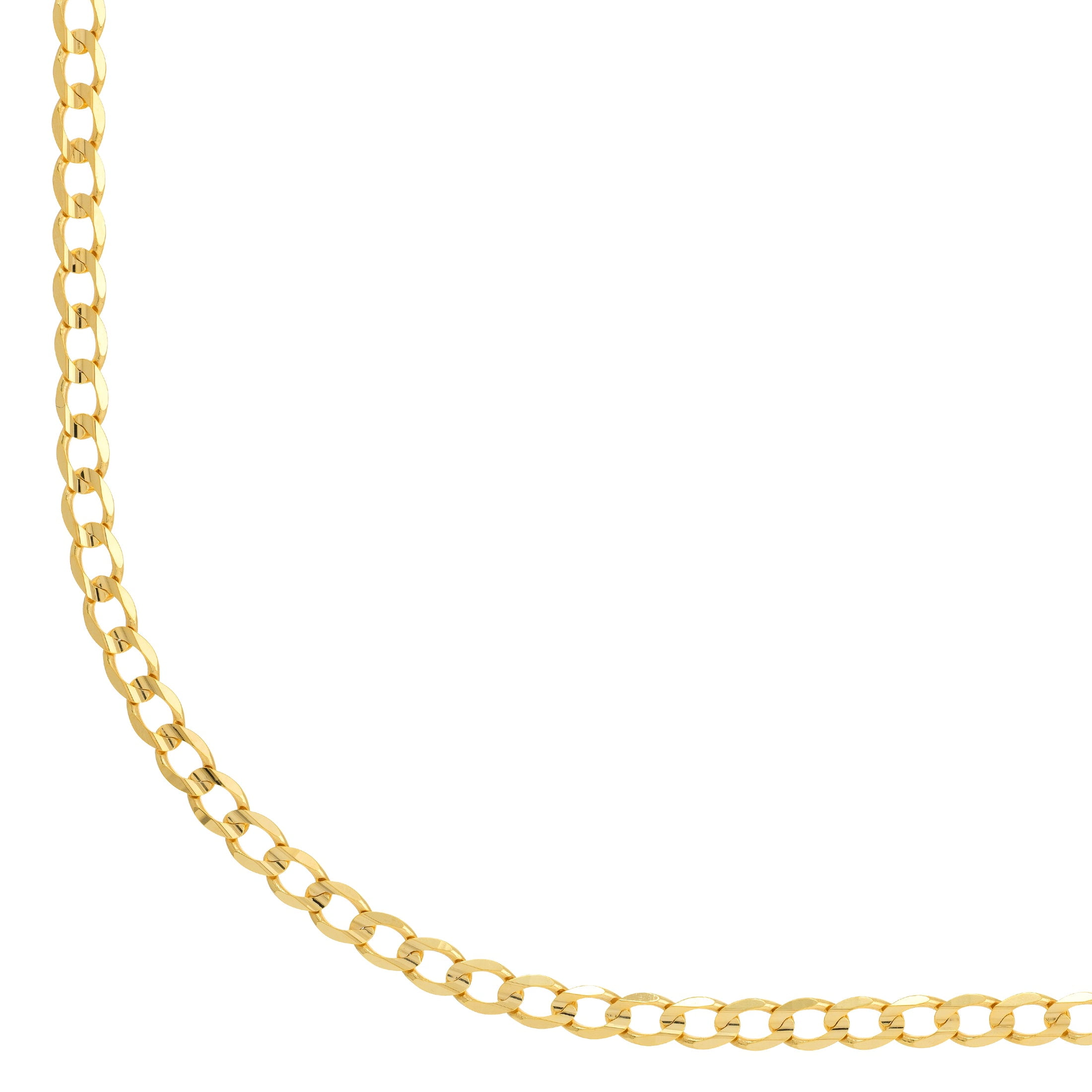 4.9mm Light Concave Curb Chain with Lob. Lock - Walmart.com
