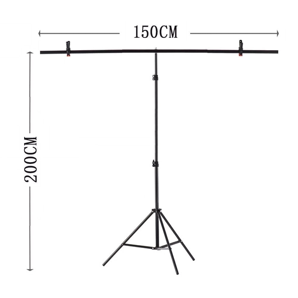 4.9x6.6FT T-Shape Backdrop Stand | Adjustable Photo Studio Background ...