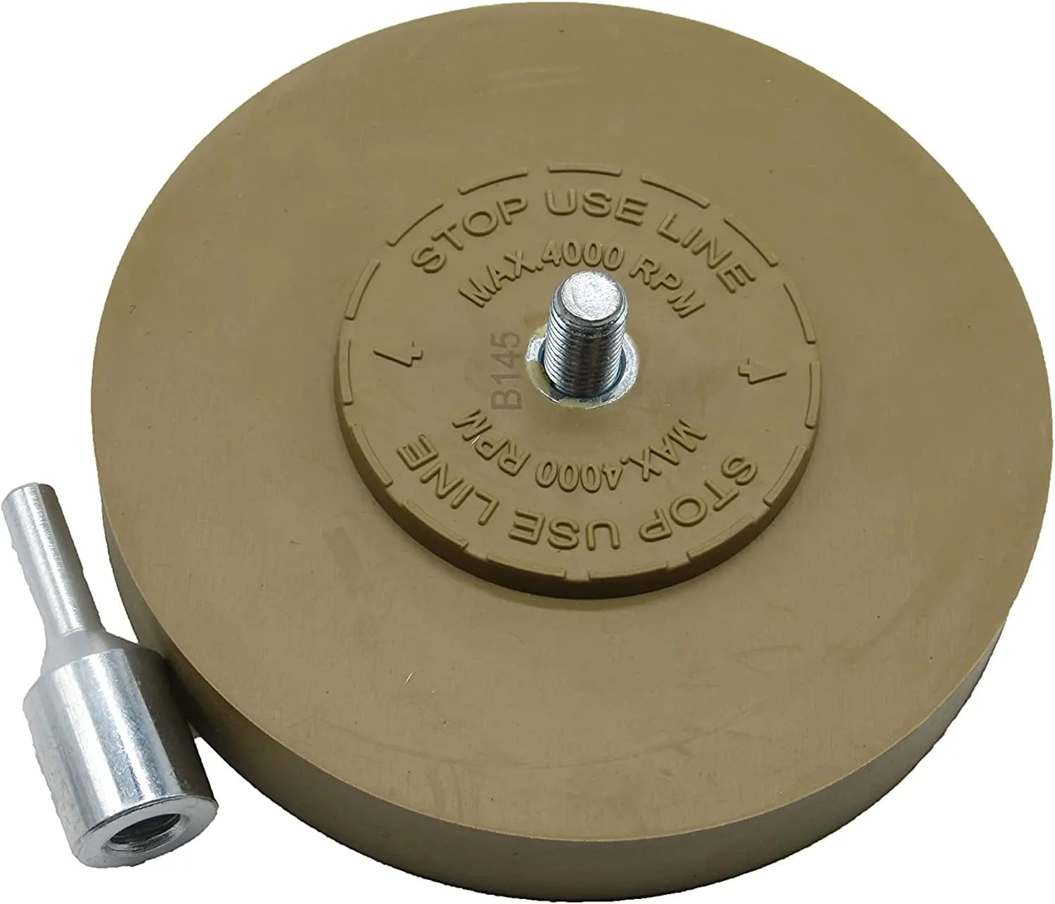 4" Adhesive Eraser Wheel with Pad & Adapter Graphics Removal Tool ...