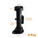 4* Adjustable Cabinet Legs Plinth Feet Base Furniture Foot For Home Use ...