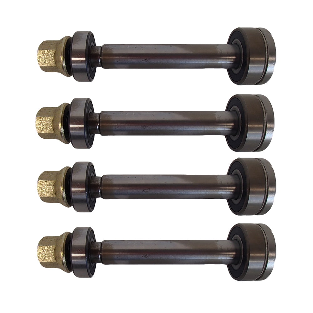 RAParts (4) Aftermarket Replacement Spindle Shafts Includes Bearings ...