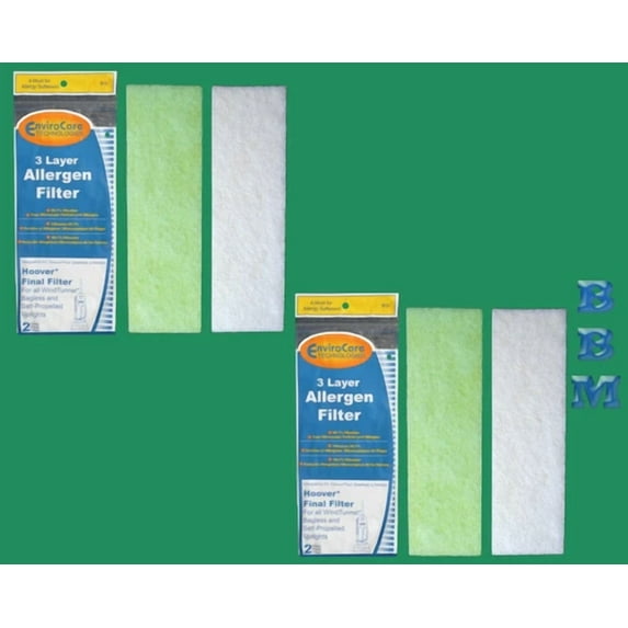4 Allergen Filters 40110006 Hoover Windtunnel Bagless Vacuum Cleaner 3 ...