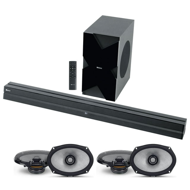 (4) Alpine R2-S69 6x9" 2-Way High-Resolution Car Speakers+Home Theater ...