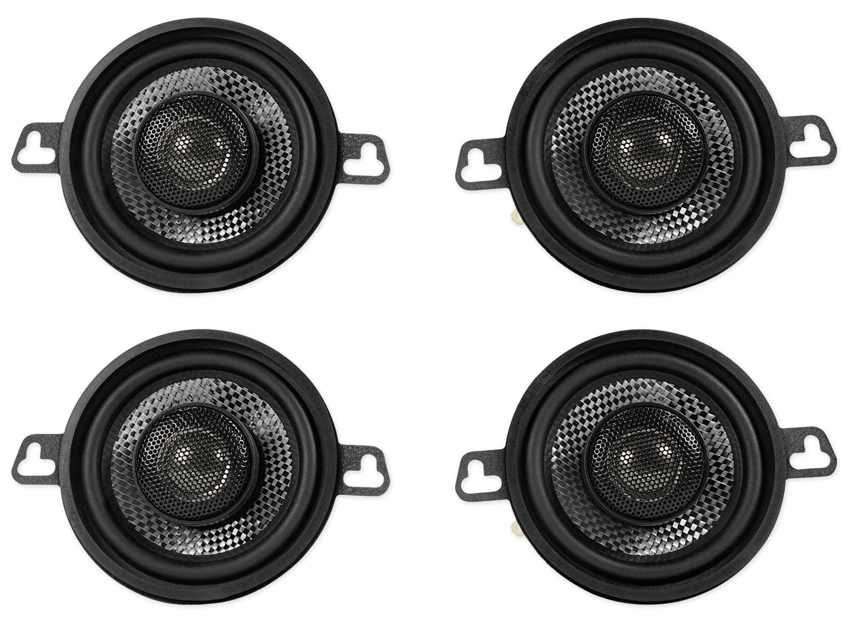 (4) American Bass SQ 3.5" 40w RMS Car Audio Speakers with Neo Swivel ...