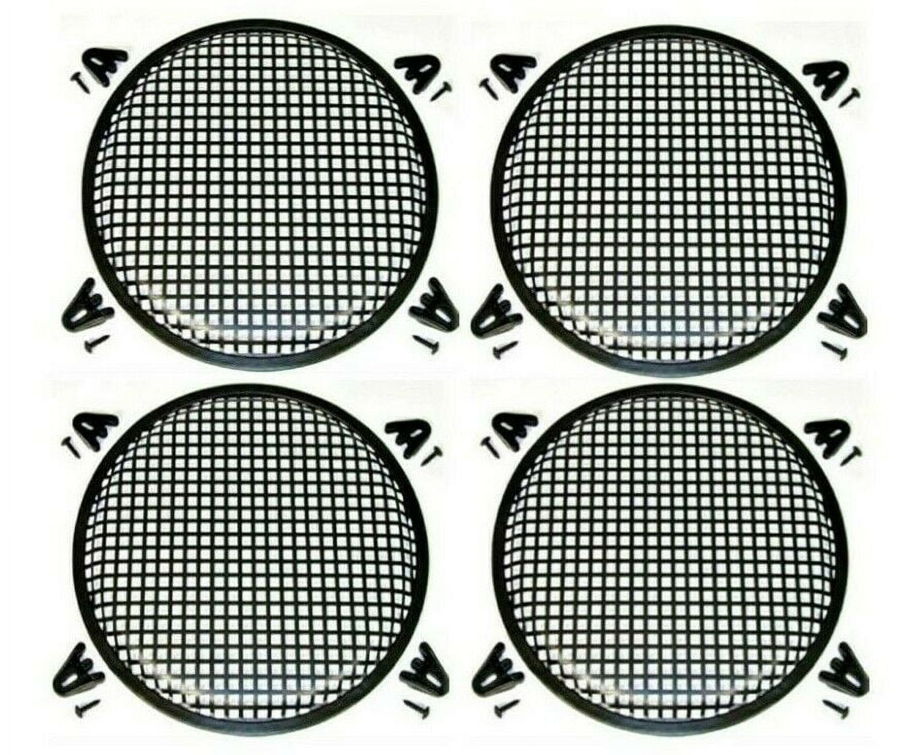 4 American Terminal 12" Subwoofer Metal Mesh Cover Waffle Speaker Grill ...