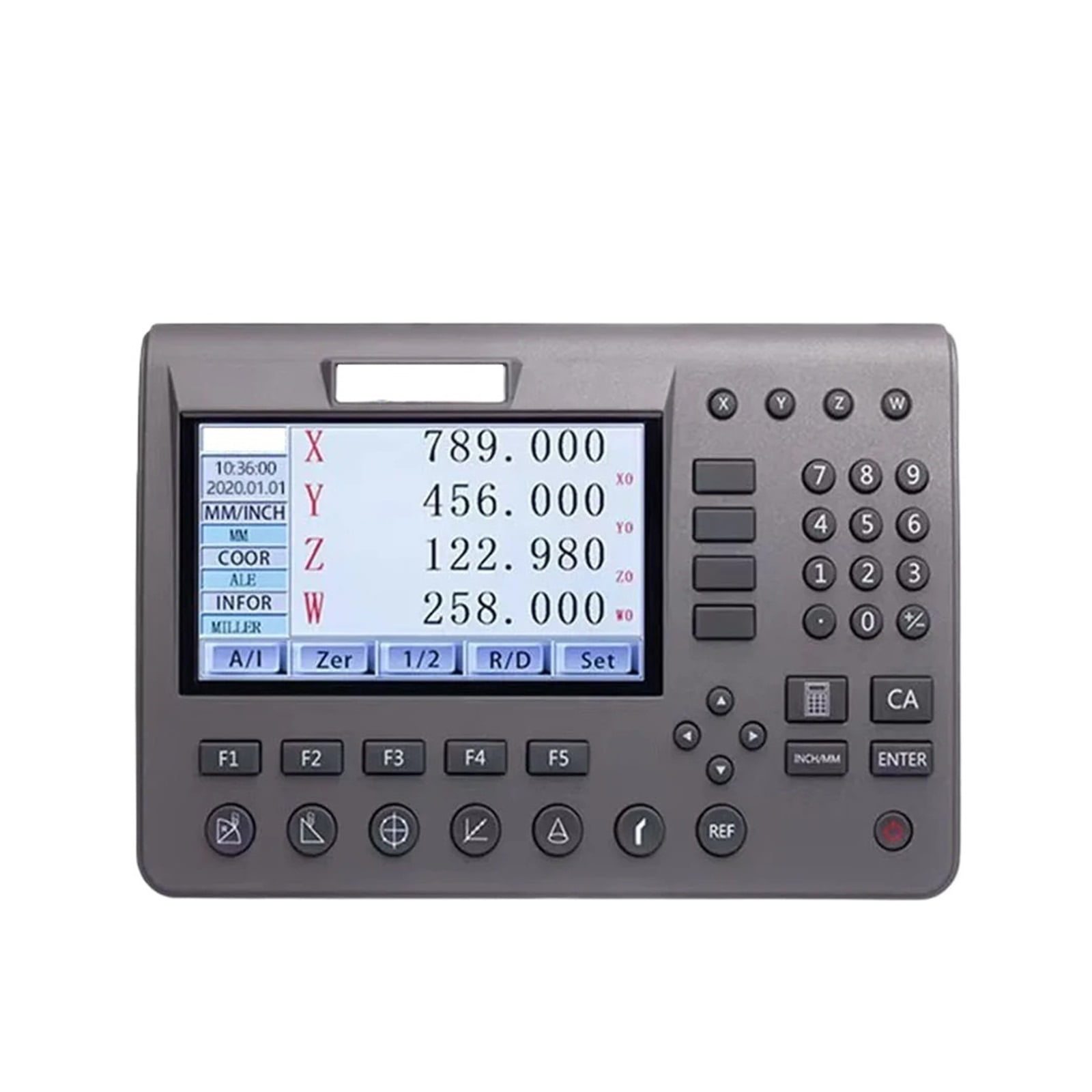 4 Axis DRO Kits LCD Digital Readout Display Set For Linear Scales Encoder Grating Glass Ruler ...