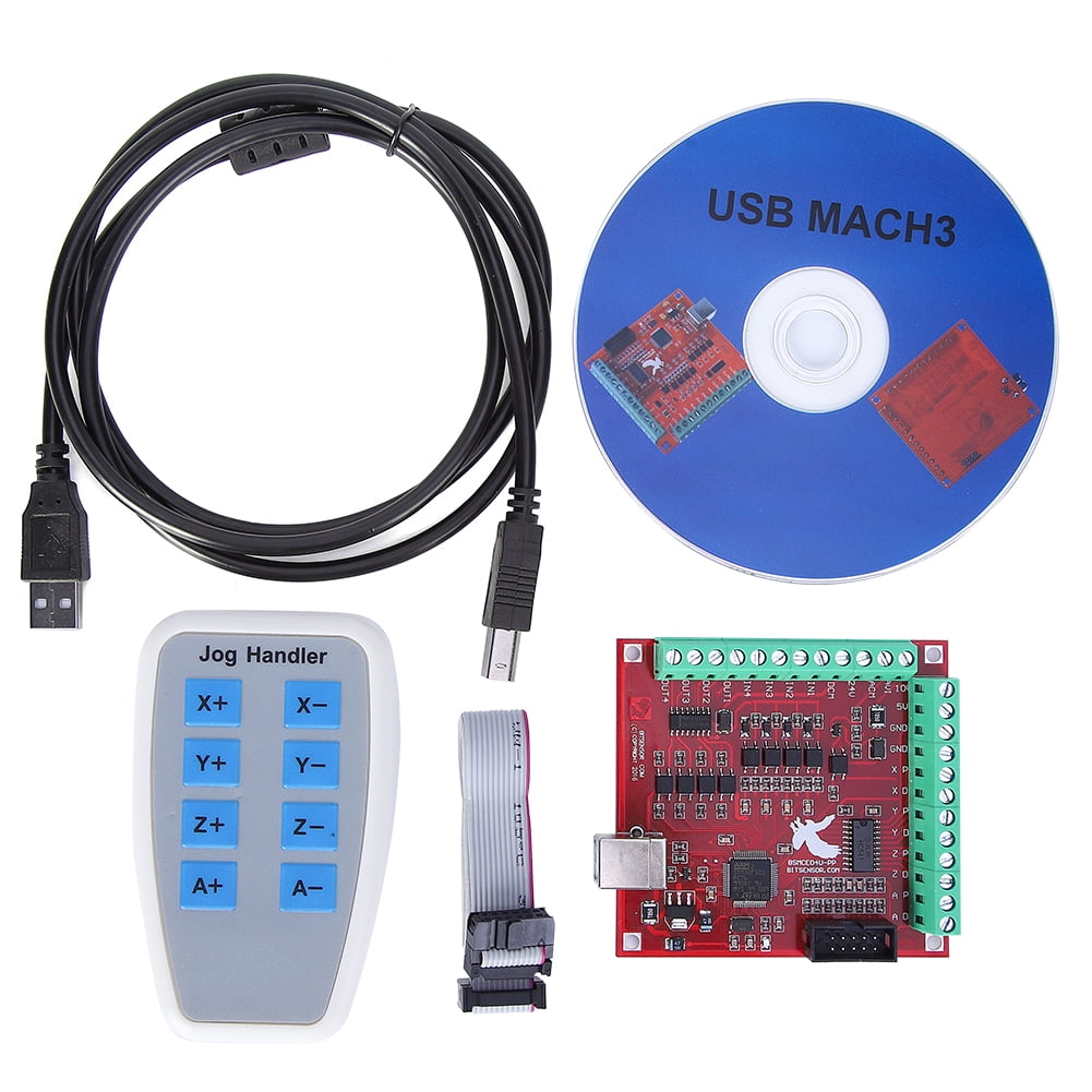 4-axis CNC Controller USB Motion Controller Card 100Khz For CNC ...