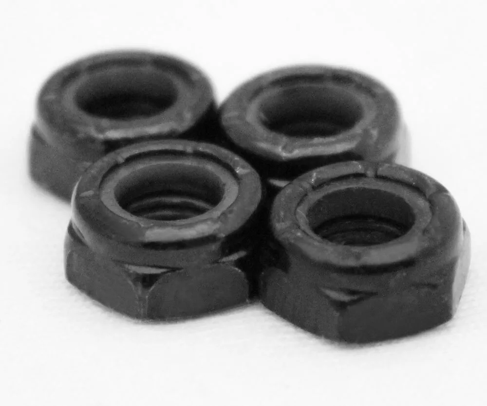 4 Axle Nuts for Skateboard Longboard Trucks Dimebag Lock Nuts 5/16 ...