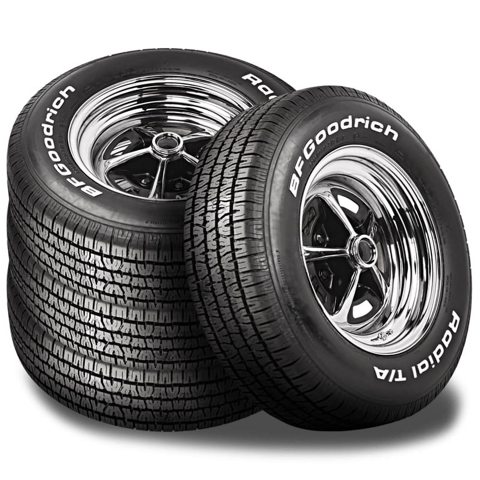 4 BFGoodrich Radial T/A 215/60R15 93S All Season White Letters Tires ...
