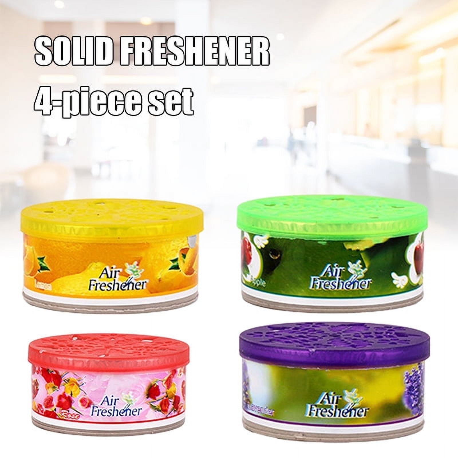 4 BOX Solid Air Freshener for Home Car Office Can Shape Aromatherapy ...