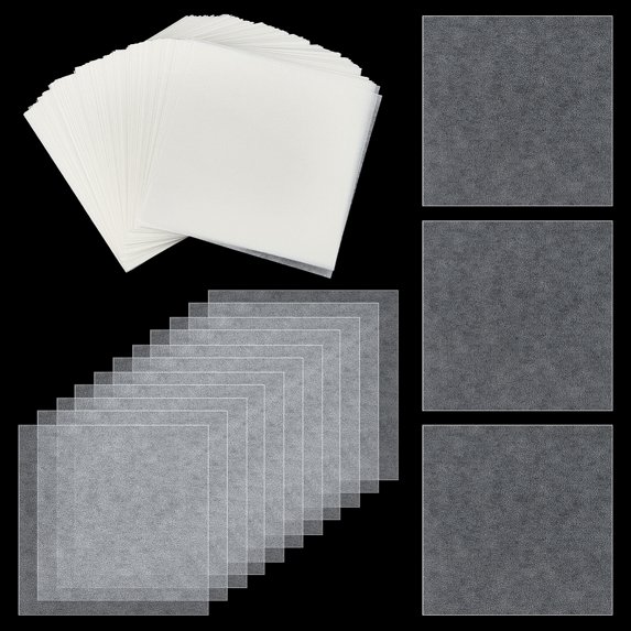 4 Bag 500Pcs Square Tracing Paper Translucent Tracing Sheets for ...