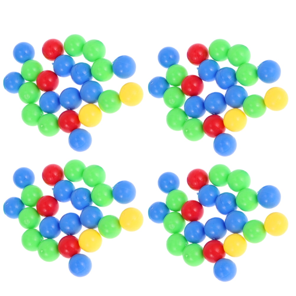 4 Bags Game Marbles Replacement Hippo Game Balls Educational Game ...