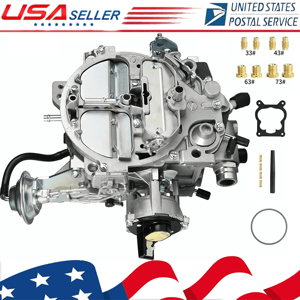 4 Barrel Carburetor Carb For Chevrolet 305 350 Engine Quadrajet 4MV ...