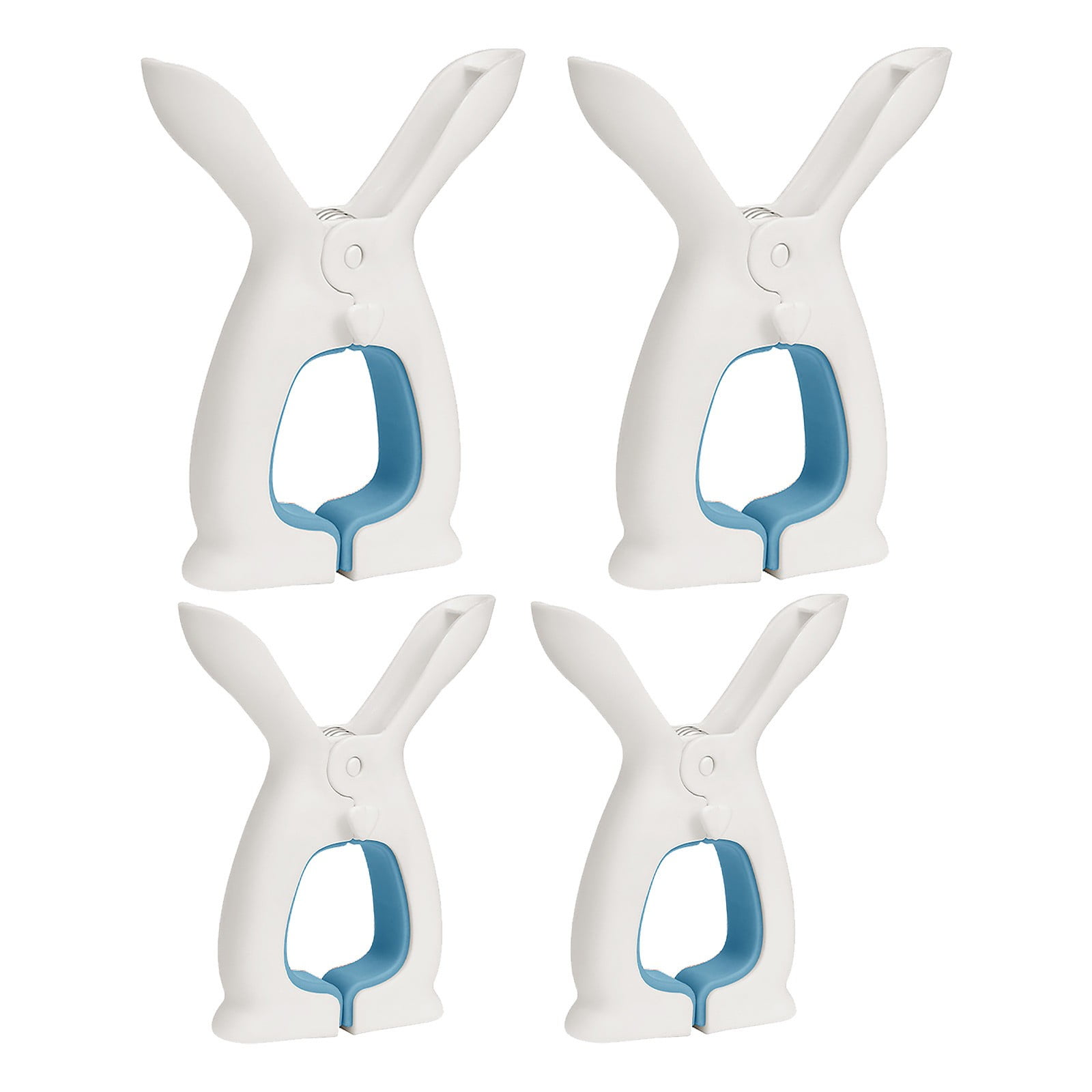 4 Beach Towel Clamps Sun Loungers Cute Bunny Laundry Clamps Towel ...
