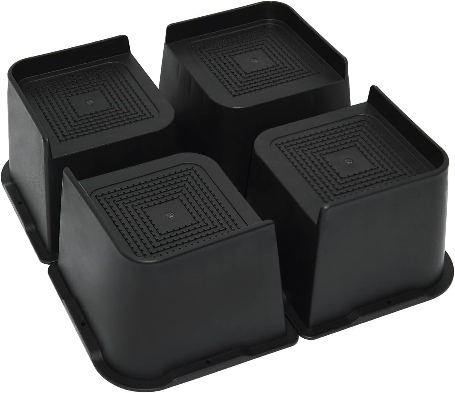 4 Bed Risers(3Inch)Furniture Risers L-Shape Table Riser Premium ...